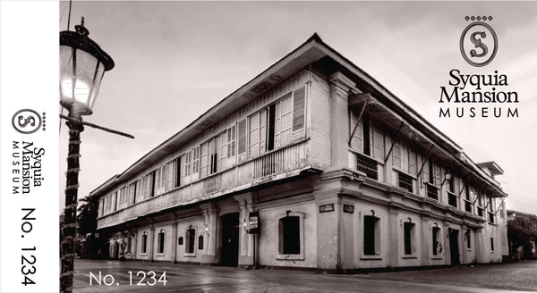 MUSEUM TICKETS – Syquia Mansion